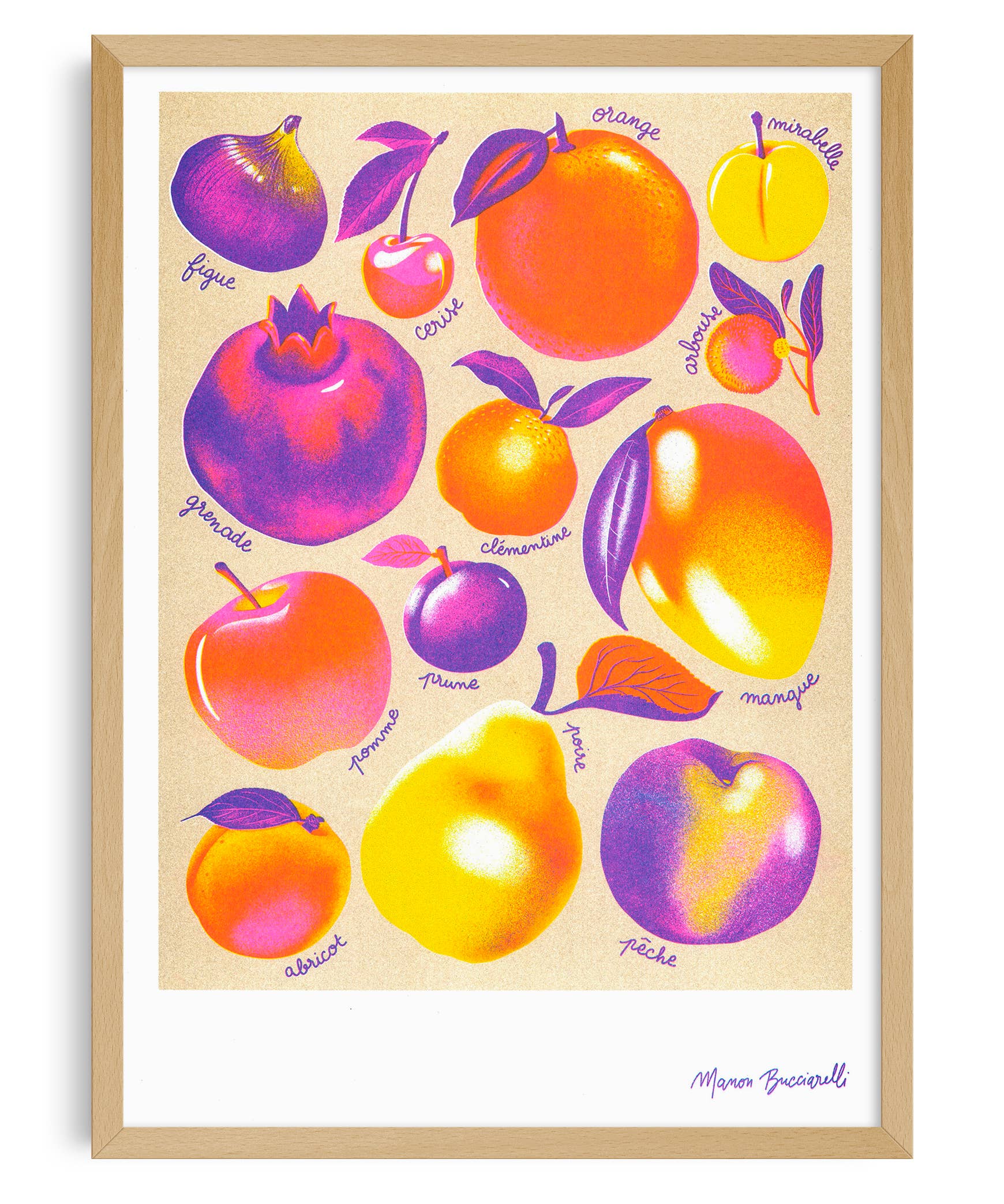 Fruits A3 Poster - Manon Bucciarelli – ArtHouse & Co.