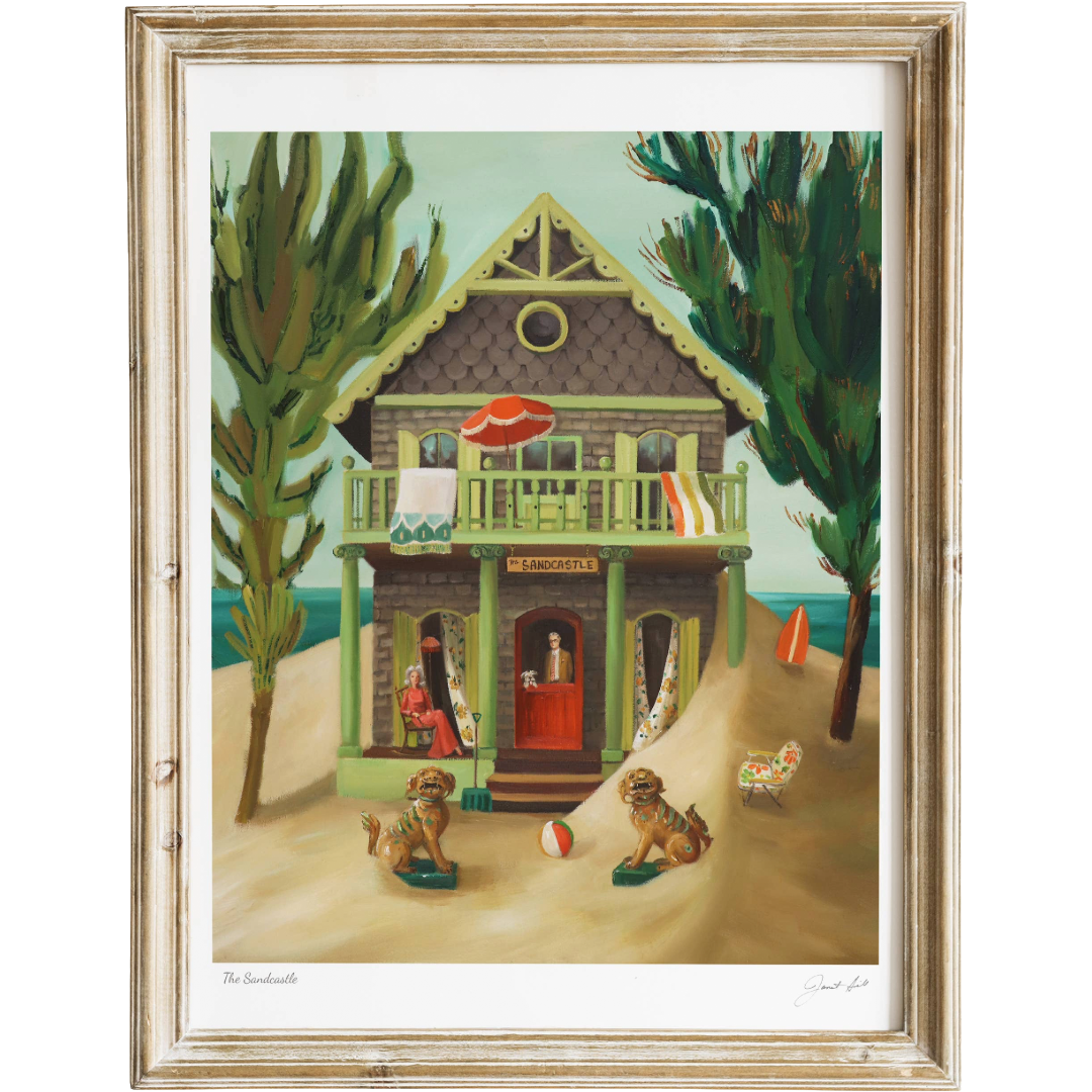 The Sandcastle | Art Print | 8.5" x 11" – ArtHouse & Co.